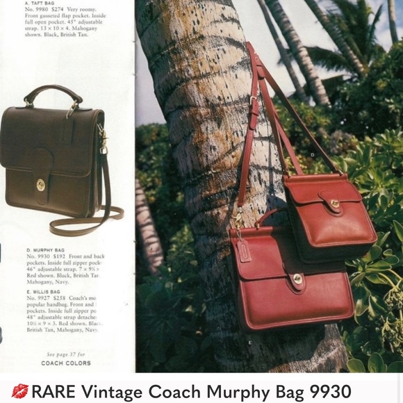 Coach | Bags | Vintage Coach Murphy Bag 993 Bristish Tan | Poshmark